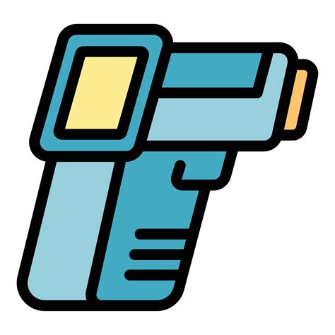 Laser Thermometer Heat Icon Vector Flat 25506483 Vector Art At Vecteezy