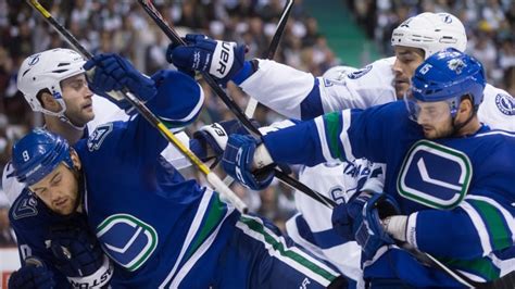 Canucks Zack Kassian Jumps Into Wrong Bench Cbc Sports