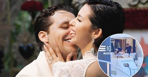 Ángela Aguilar Y Christian Nodal Son Vistos Disfrutando De Su Luna De