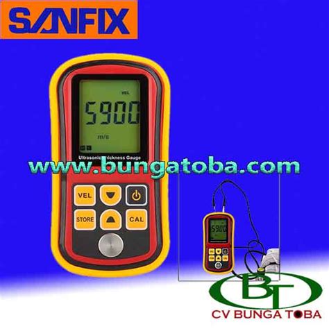 Alat Ukur Ketebalan Besi Merk Sanfix Model GM 100 Ultrasonick Thickness