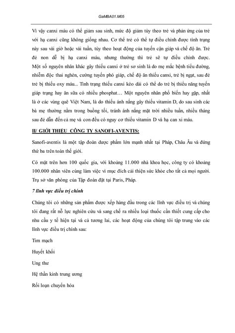 Định Vị Sản Phẩm Thuốc Calcium Corbiere Doc