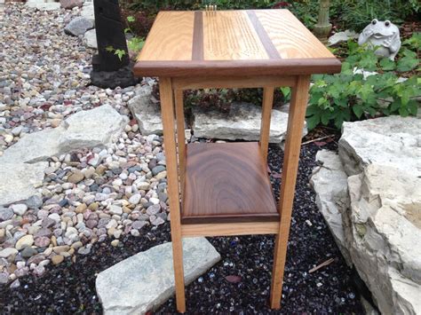 Handcrafted Wood Cribbage Table Side Table With Wood Etsy