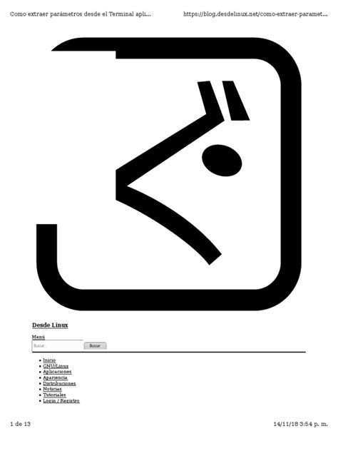 como extraer parametros terminal aplicando shell scripting pdf