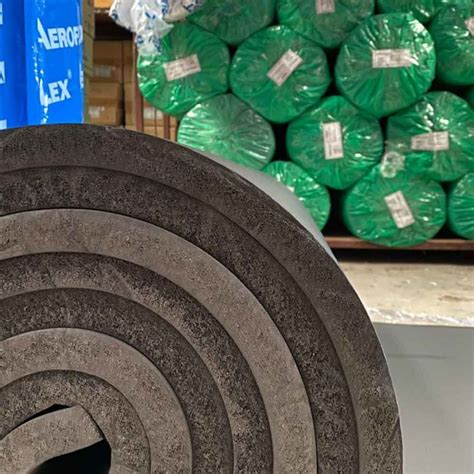 ฉนวนยางดำหุ้มท่อดักท์แอร์ Aeroflex ชนิดม้วน 3t Insulation