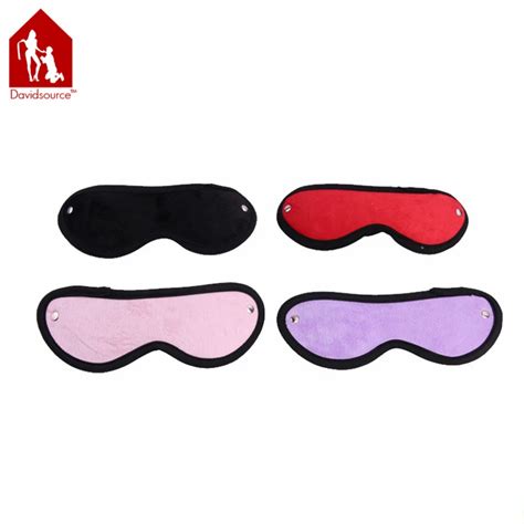 Davidsource Soft Cotton Blinder Sleep Eye Patch Slave Blindfold Bondage Sex Party Outfit Adult