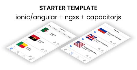 Angular Ionic Ngxs And Capacitorjs Starter Project Showcase Ionic