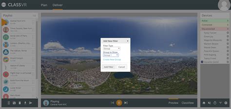 Creating A Group Filter Classvr Support Portal