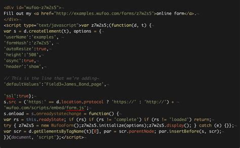 Getting Sneaky With Hidden Fields Wufoo