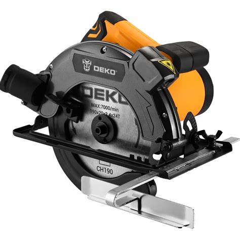 Дисковая (циркулярная) пила DEKO DKCS1800 Laser 1800Вт, 190мм диск ...