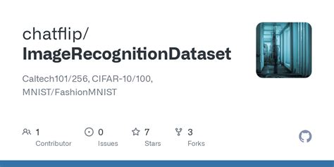 Github Chatflip Imagerecognitiondataset Caltech Cifar Mnist Fashionmnist