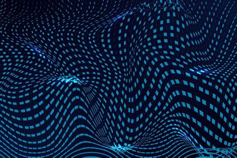 Premium Vector Abstract Digital Particles Waves Background