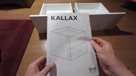 IKEA KALLAX How To Install Set Of Drawers In SHELVING UNIT SYSTEM HOW TO INSTALL STORAGE