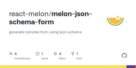 Github React Melon Melon Json Schema Form Generate Complex Form