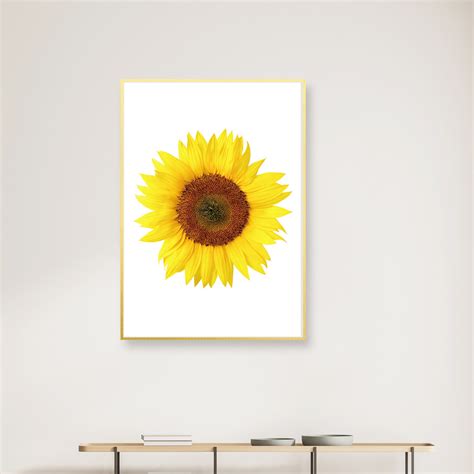 해바라기 인테리어 액자 아트 포스터 풍수 개업 집들이 선물 Sunflower A 아워프레임