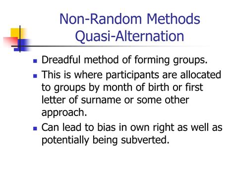Ppt Random And Quasi Random Allocation Powerpoint Presentation Free
