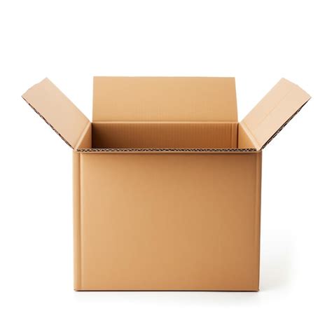Premium Ai Image A Cardboard Box With Open Lid