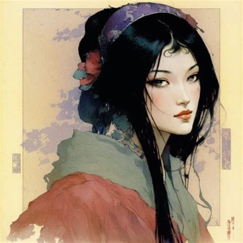 Boa Hancock In The Art Style Of Warwick Goble