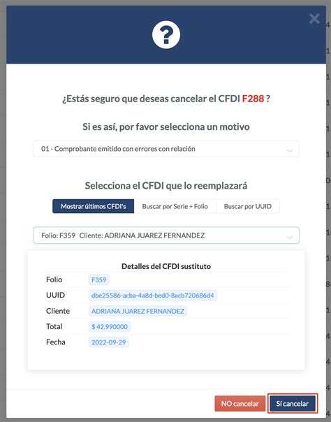 Cancelar Un CFDI Con Motivo En Factura Reforma Centro De Ayuda