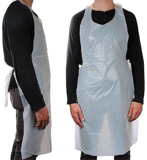 White Plastic Apron White Plastic Aprons Disposables At Rs 18 In Delhi