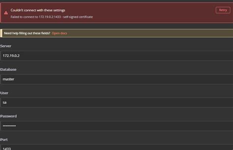 Microsoft Sql Node Connection Questions N8n Community