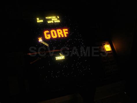 1981 Midway Gorf Upright Arcade Game Scv Games