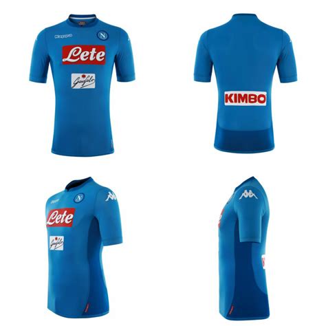 La nuova maglia del Napoli stile classico inserti più carichi