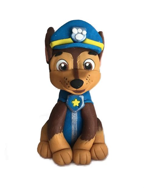 Figurka Psi Patrol Chase Z Masy Cukrowej Na Tort 8095140434