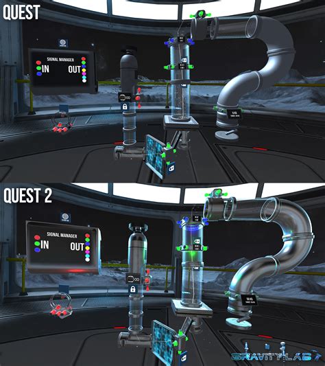 Gravity Lab Quest Vs Quest 2 Upgraded Graphics Comparison Roculusquest