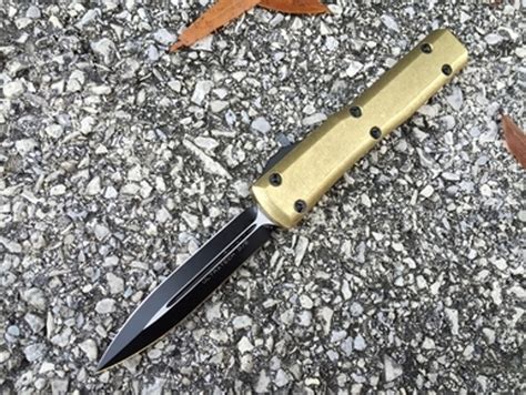 Microtech Brass Ultratech De Black Wclip Eknives Llc