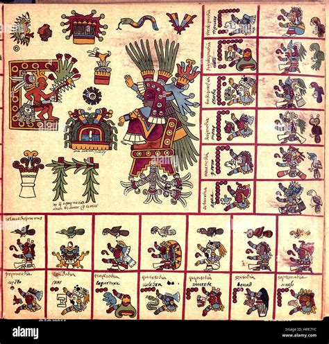 The Codex Borbonicus Is An Aztec Manuscript That Provides Insight Into The Culture And Rituals