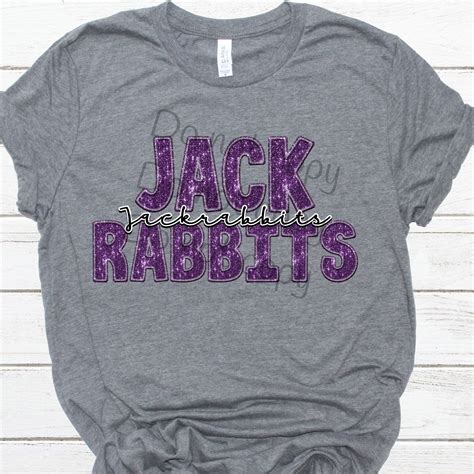 Jack Rabbits Sequin Dtf Abidesignstore