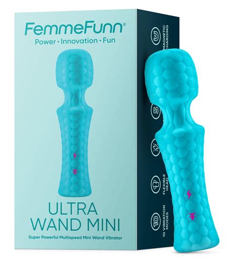 Femmefunn Ultra Wand Mini Rechargeable Flexible Textured Silicone
