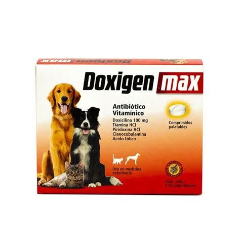 Doxigen Max X 100 Mg 120 Comp Doxicilina Vitaminas Carreteles Rafaela