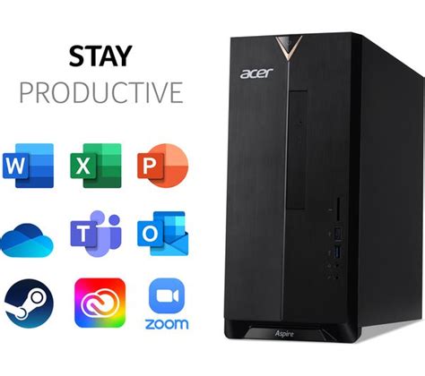 ACER Aspire TC 895 Desktop PC Intel Core I5 1 TB HDD 128 GB SSD