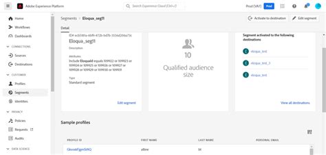 Api Oracle Eloqua Connection Adobe Experience Platform