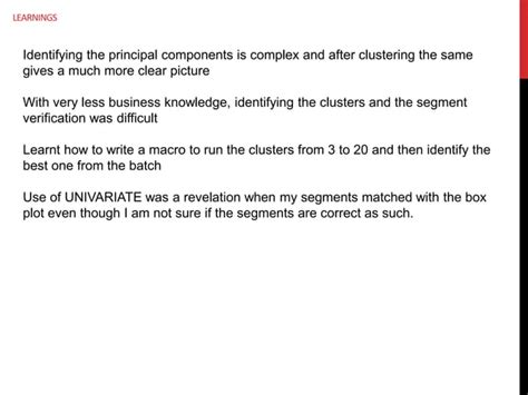Principal Component Analysis And Clustering Ppt