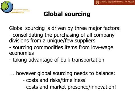 Ppt Towards A “balanced” Global Sourcing Powerpoint Presentation Id 3535016