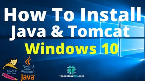 How To Install Java And Tomcat On Windows 10 Youtube