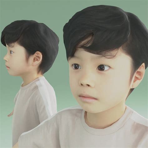 3d Model Animated 3d Boy Japanese 228rui Shoes Vr Ar Low Poly