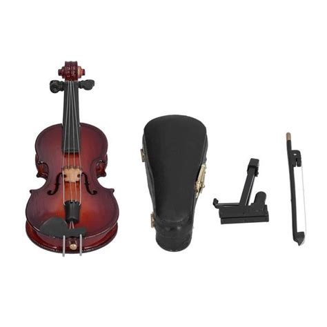 Tbest Mini Instruments De Musique Modèle De Violon Mini Instrument De