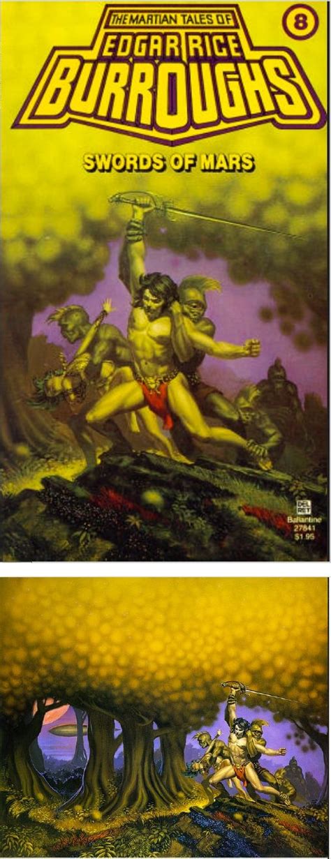 MICHAEL WHELAN Swords Of Mars By Edgar Rice Burroughs 1980 Del Rey