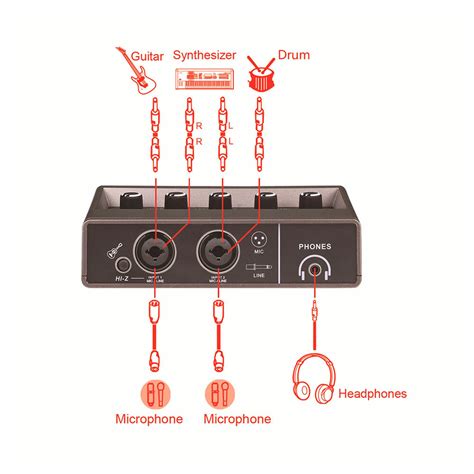 Interface de Áudio Profissonal Teyun Q16 2 Canais - AC2720
