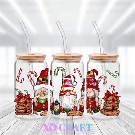 Uv Dtf Christmas Gnomes Xo Craft