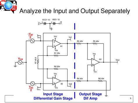 Differential Amplifier Noise Calculation