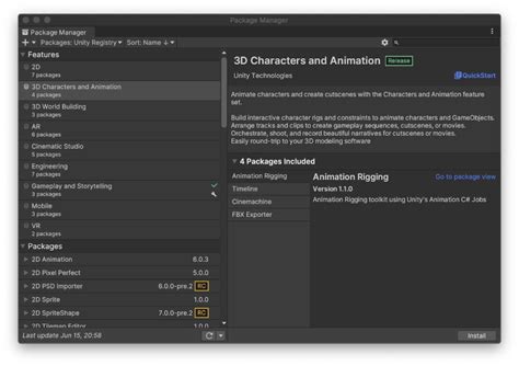 Introducing Feature Sets To Package Manager Unity Engine Unity Discussions