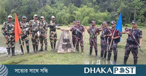 সীমান্তে জানমাল সম্পদ রক্ষায় বিজিবি বিএসএফ পতাকা বৈঠক