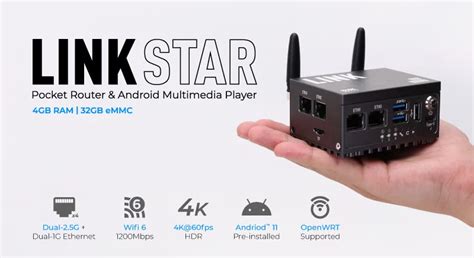 LinkStar H68K: роутер и мини-ПК на базе Rockchip RK3568