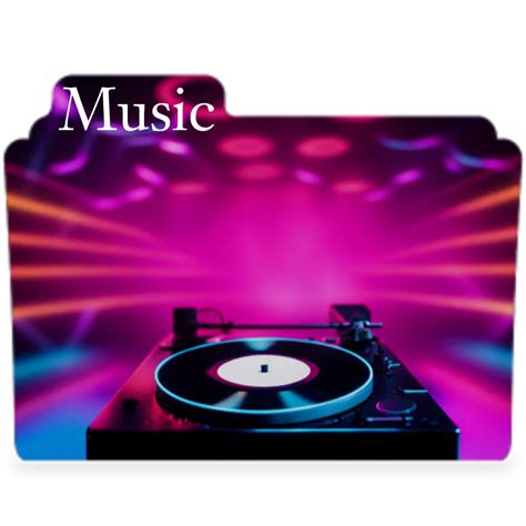 Music Folder Icons By Eslam249 On Deviantart