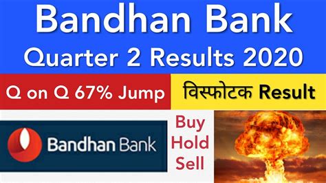 Bandhan Bank Q2 Results 2020 Bandhan Bank Share Latest News Today