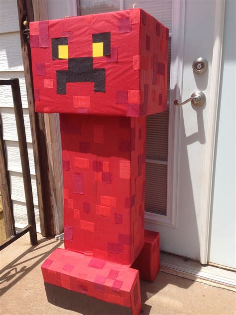Minecraft Red Creeper